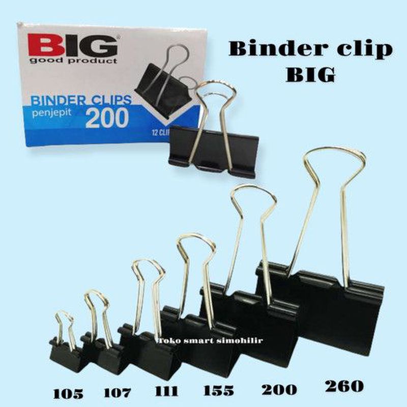 BINDER CLIP BIG 200