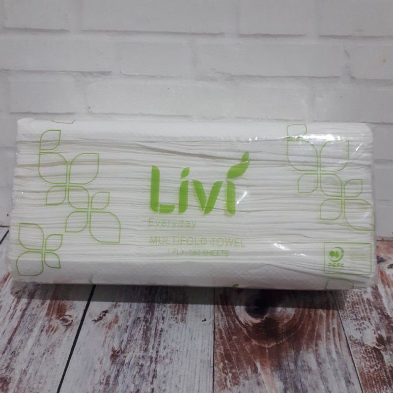 Tissue Tisu LIVI SMART Everyday TOWEL Multifold 150