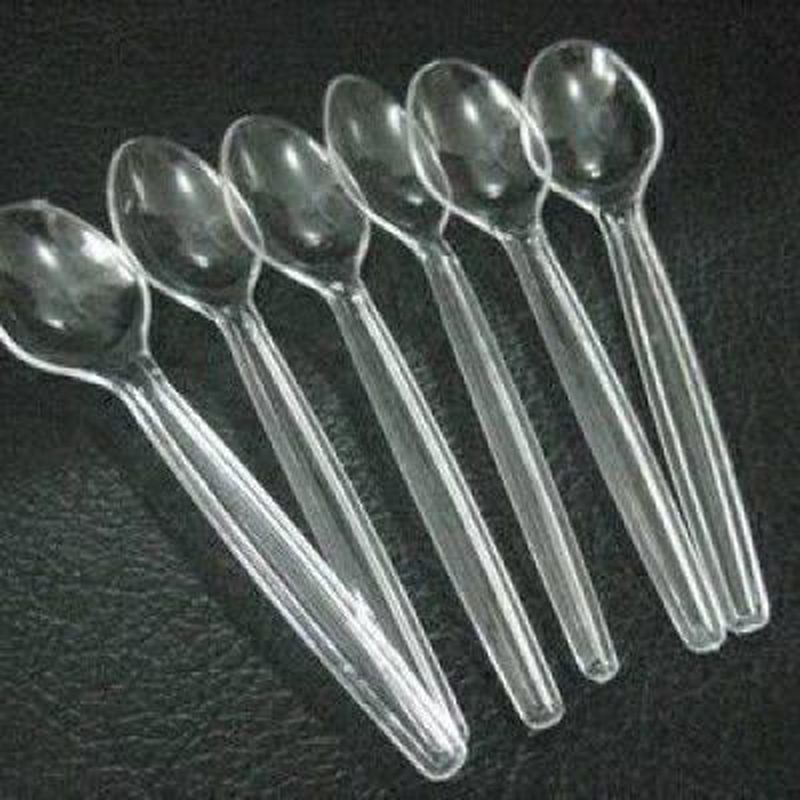 Sendok Plastik bening panjang