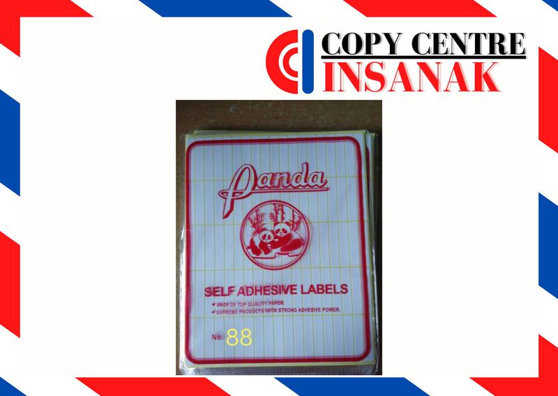 Stiker Label Panda Polos 88