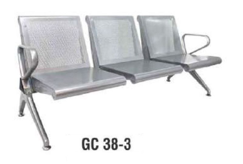 Kursi Tunggu 3 Seat Dengan Sandaran Gresco GC38-3 / Waiting Chair