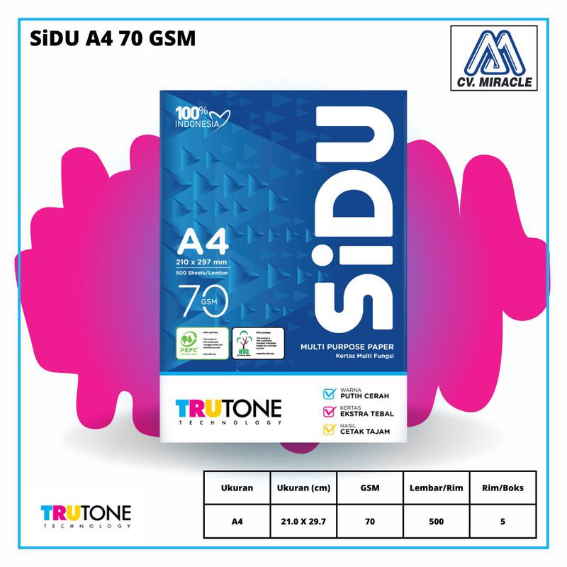 SiDU A4 70 GSM