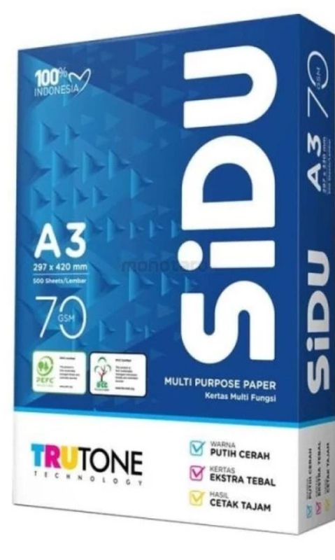 Kertas HVS 70 Gram A3 Sinar Dunia