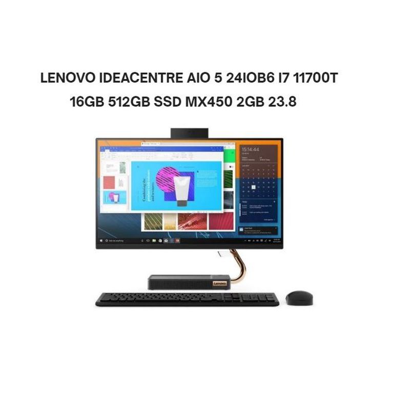 LENOVO IDEACENTRE AIO 5 24IOB6 I7 11700T 16GB 512GB SSD MX450 2GB 23.8
