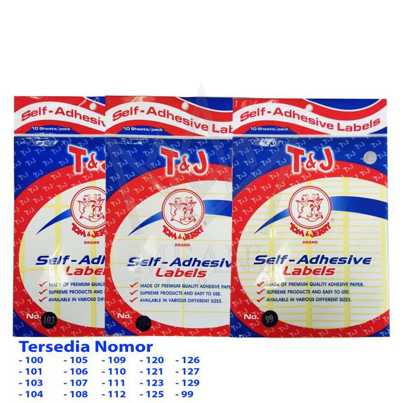 Sticker Label Tom & Jerry - 101