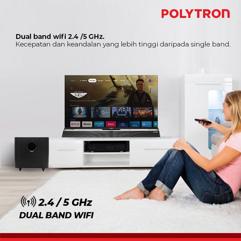 POLYTRON 4K UHD Smart Google TV 55 Inch PLD 55UG5959