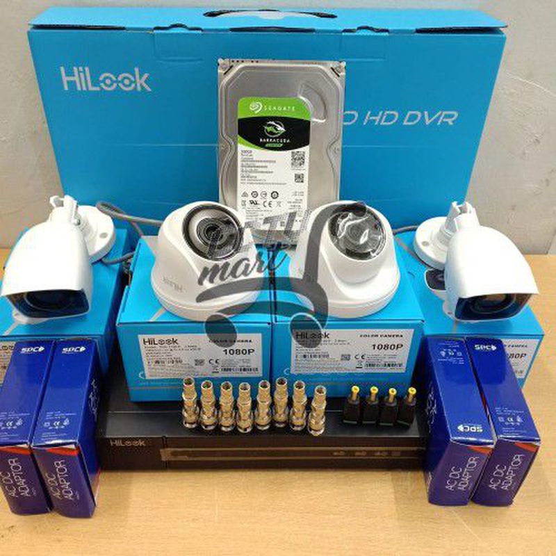 PAKET CAMERA CCTV 4 CH HILOOK