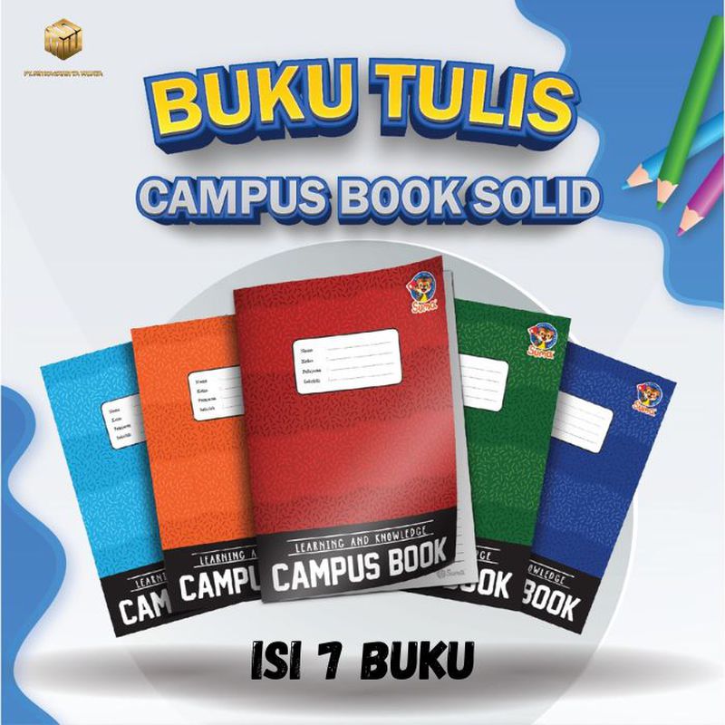 Buku Tulis Campus Colour SUMA
