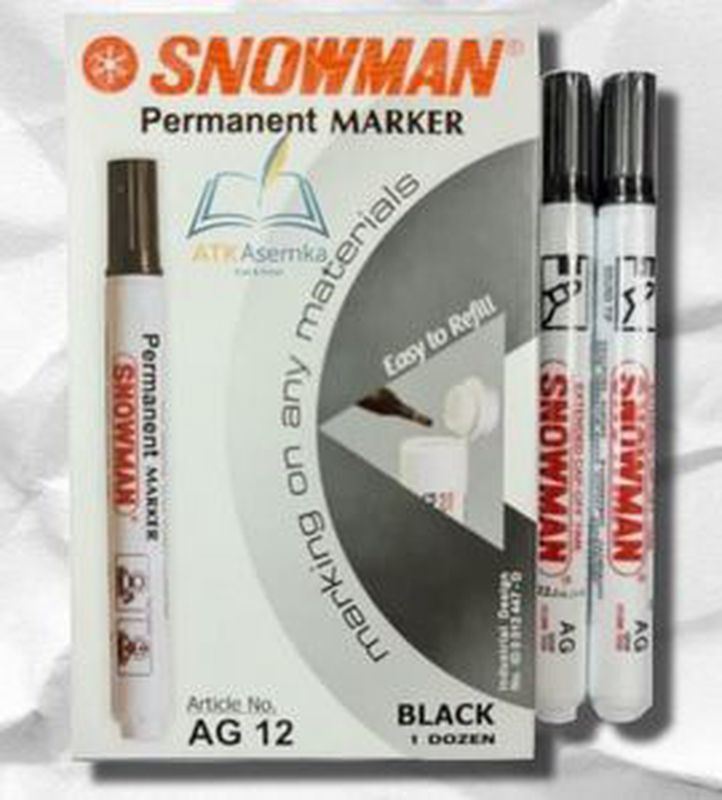 Spidol Snowman Permanent Marker