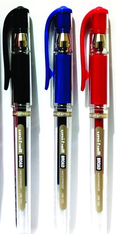 Ballpoint Uniball Signo - Hitam / Biru / Merah
