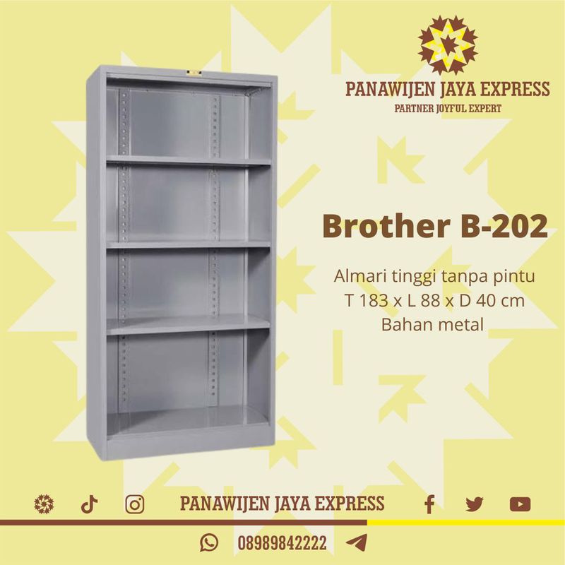 Lemari Arsip Brother B 202 almari arsip, lemari besi, rak serbaguna cv panawijen jaya express malang