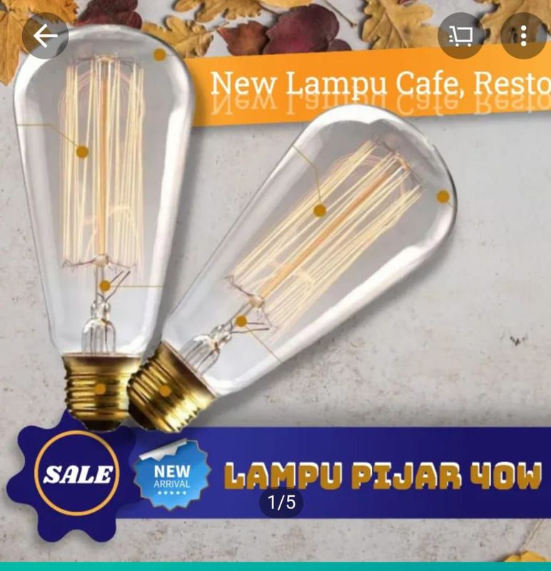 Lampu pijar 40 watt