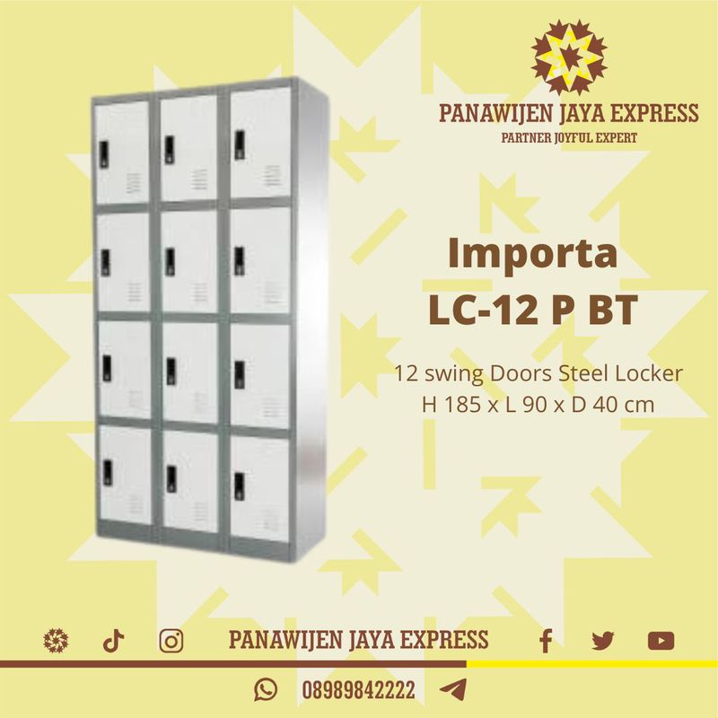 Loker Importa LC 12 P BT almari locker, loker besi, loker kantor, cv ...