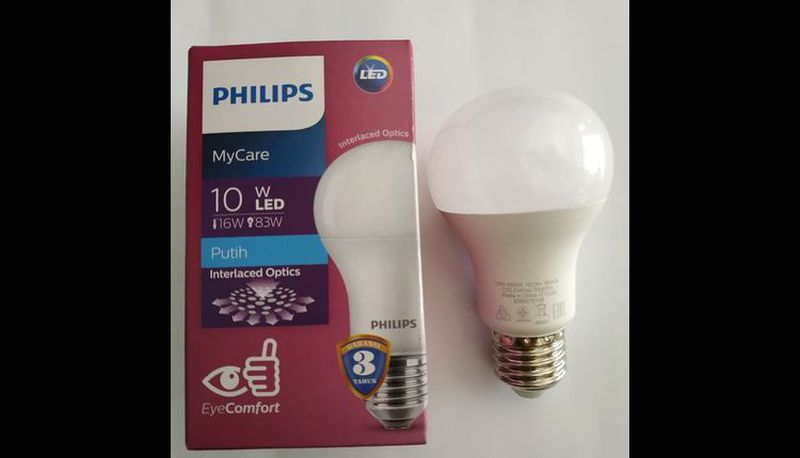 LAMPU BOHLAM LED 10 W PHILIPS PUTIH