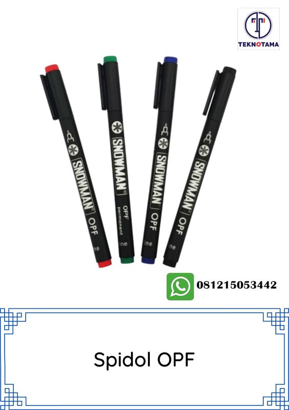 Spidol OPF - Snowman