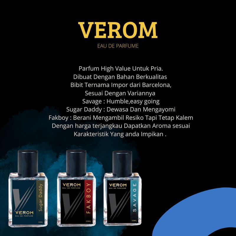 VEROM PARFUM 30ml Pria - FAKBOY