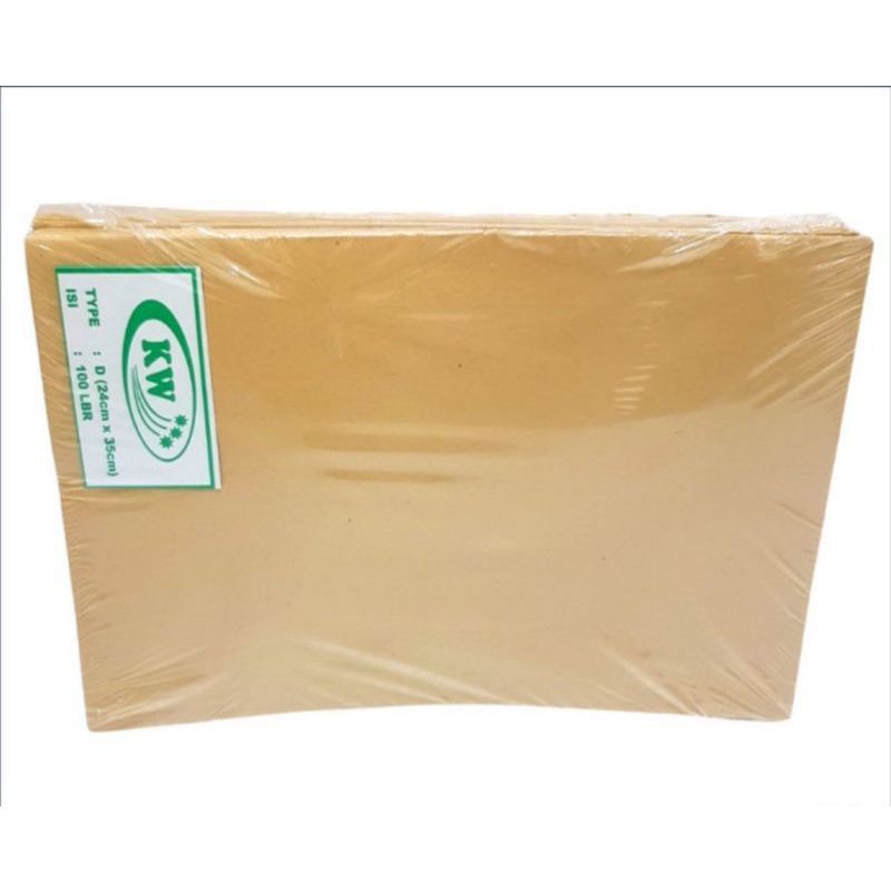 Amplop Dinas Kertas (D) uk. 24 x 35 cm Merk KW
