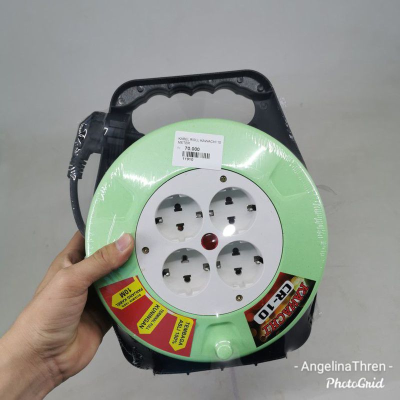 Kabel Roll Tembaga Asli 100% Kuningan 10Meter colokan Kabel Roll 10M ...