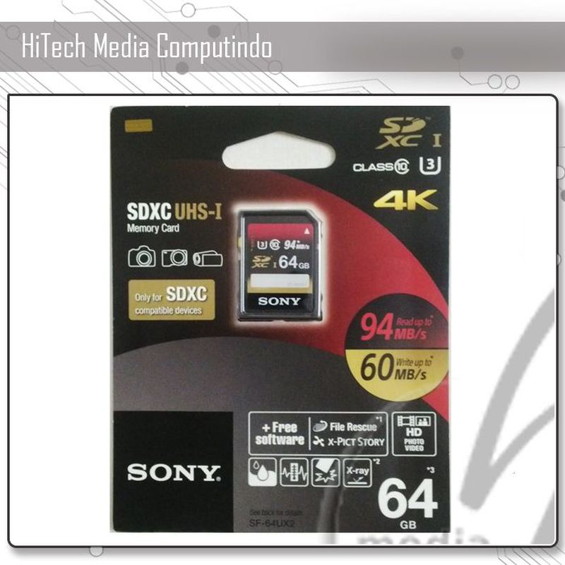 SONY SDXC 64GB CLASS 10