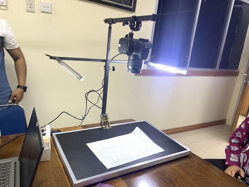Bracket Scanner Portable Include Kamera Tanpa Kabel (wifi)