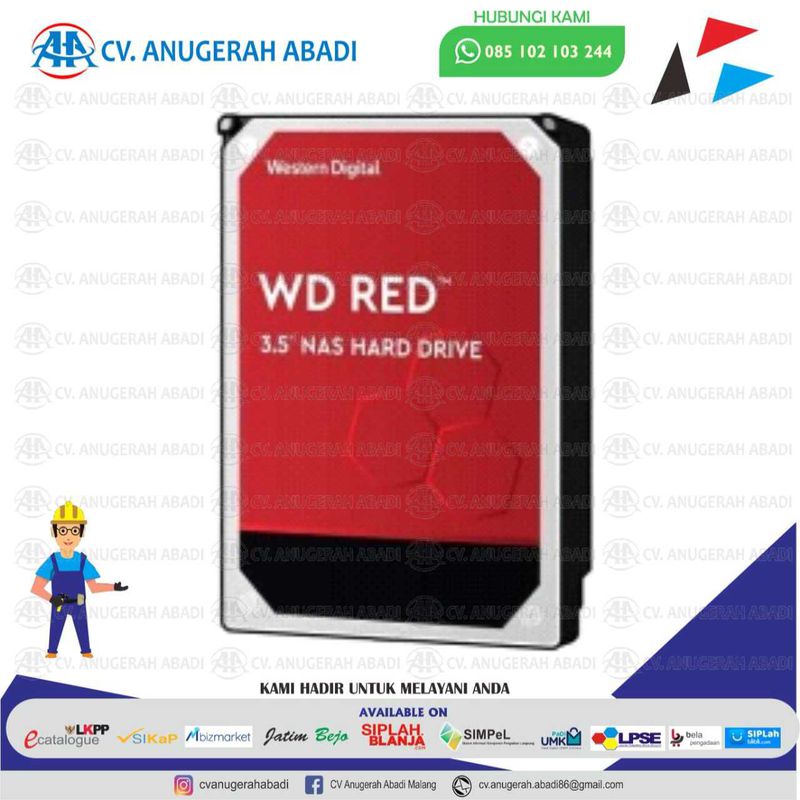 NAS HDD WD RED PLUS 4TB