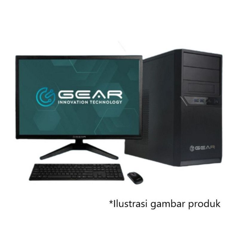 PC Dekstop GEAR Intel Ci7/16GB/2TB HDD/18,5"/Win10 Pro