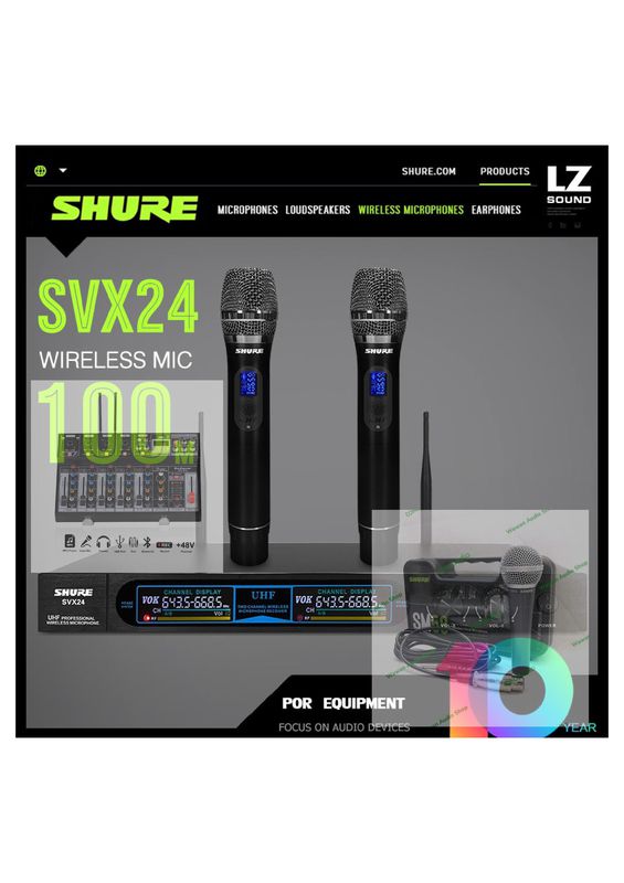 Microphone Wireless Shure SVX4 UHF