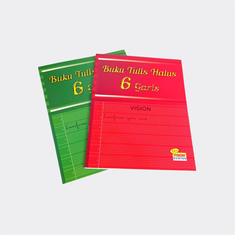 BUKU VISION 38 HALUS 6 GARIS