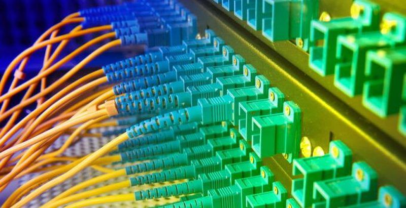 Tescom jaringan FO 2 Core tiap titik Switch