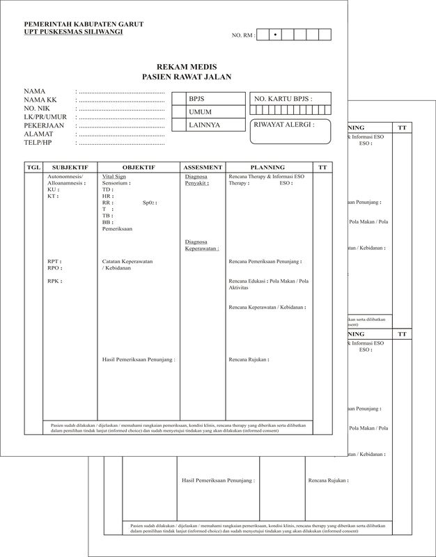 Isi Rekam Medis Rawat Jalan Kecil