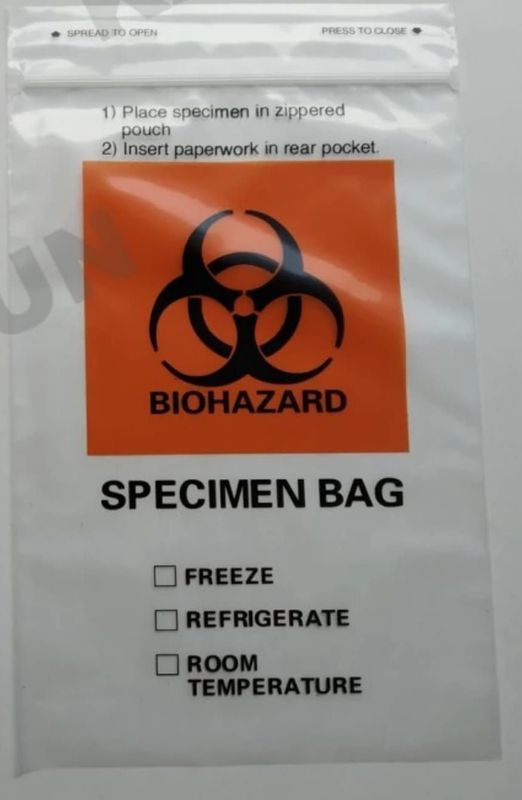Citotest Biohazard Bag Specimen Laboratorium