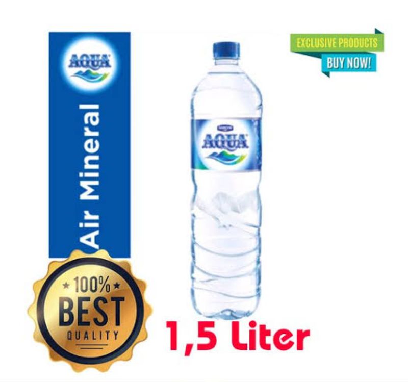 Air Mineral Aqua Botol Besar 1500ml