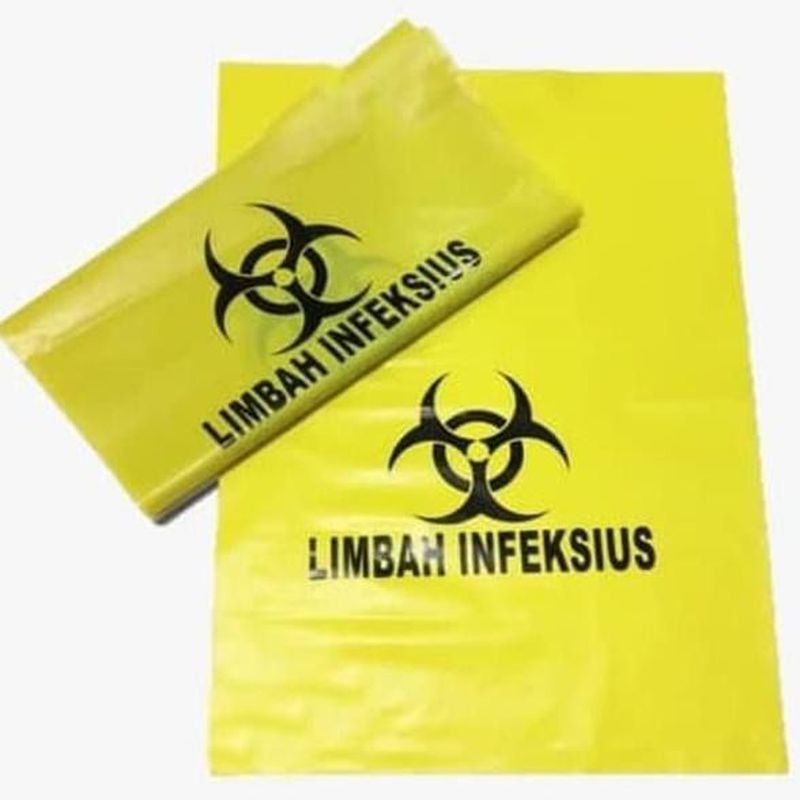 Centaur Biohazard Plastic Bags HDPE Kuning UK. 50x75 cm