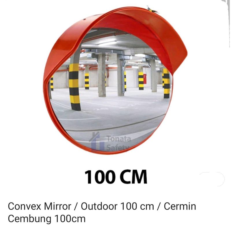 Cermin Tikungan (Cembung) + Tiang