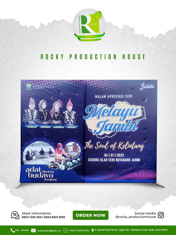 Cetak Backdrop Uk. 8x1/4x2 M