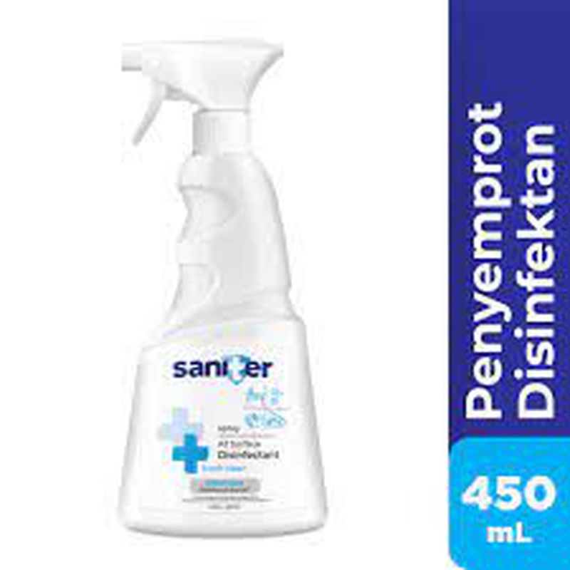 DISINFEKTAN SPRAY ALL SURFACE SANITER 450ML DESINFEKTAN ANTI BAKTERI