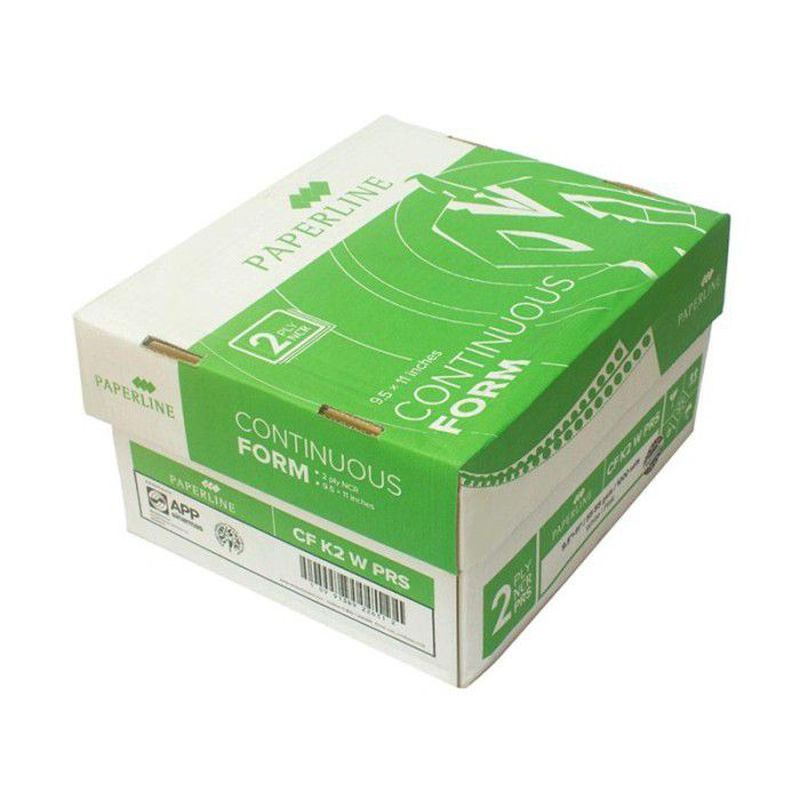 Continuous Form 9 1/2 x 11 2 ply paperline prs