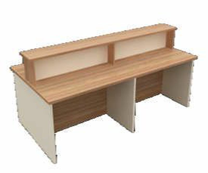 Meja Perpustakaan 4 Person - Sesuai Request