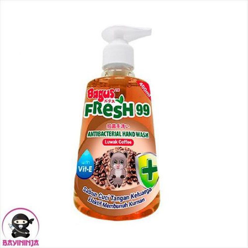 BAGUS Fresh 99 Sabun Cuci Tangan Anti Bakteri Pump 400 ml