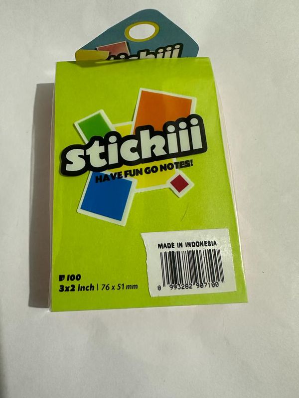 Stickiii Sticky Note 5 Warna ( 100 Lembar )