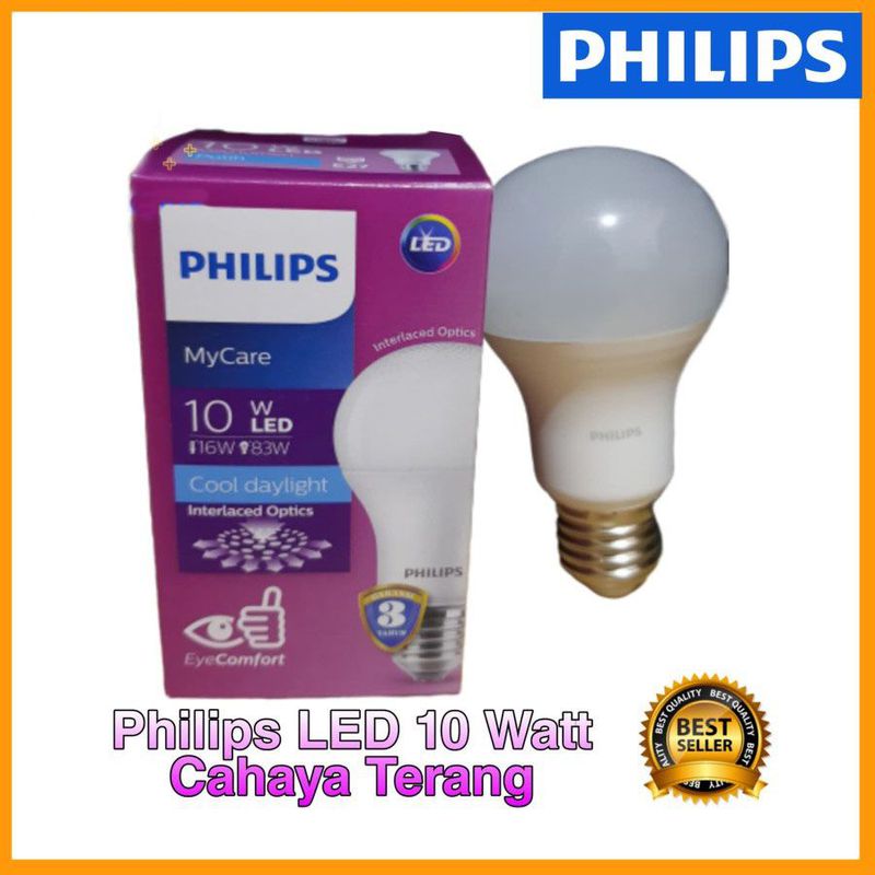 Lampu Bohlam Led 10 Watt Philips