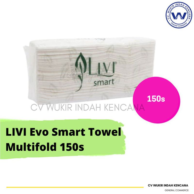 Tissue LIvi Smart Towel Multifold / Tissu Hand Towel (dapat 6 Dus)