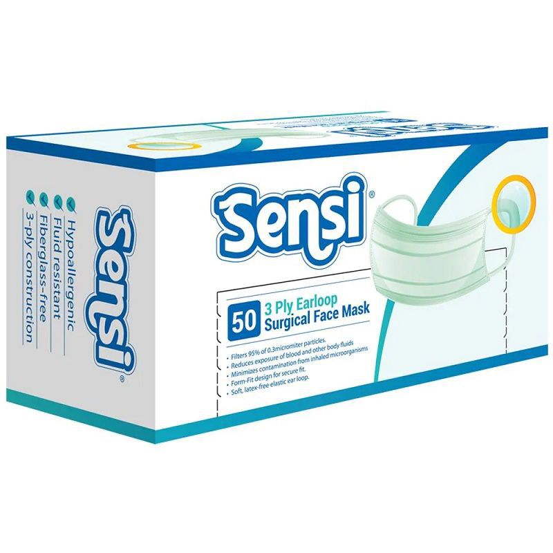 SENSI Surgical Disposable Face Mask 3 Ply