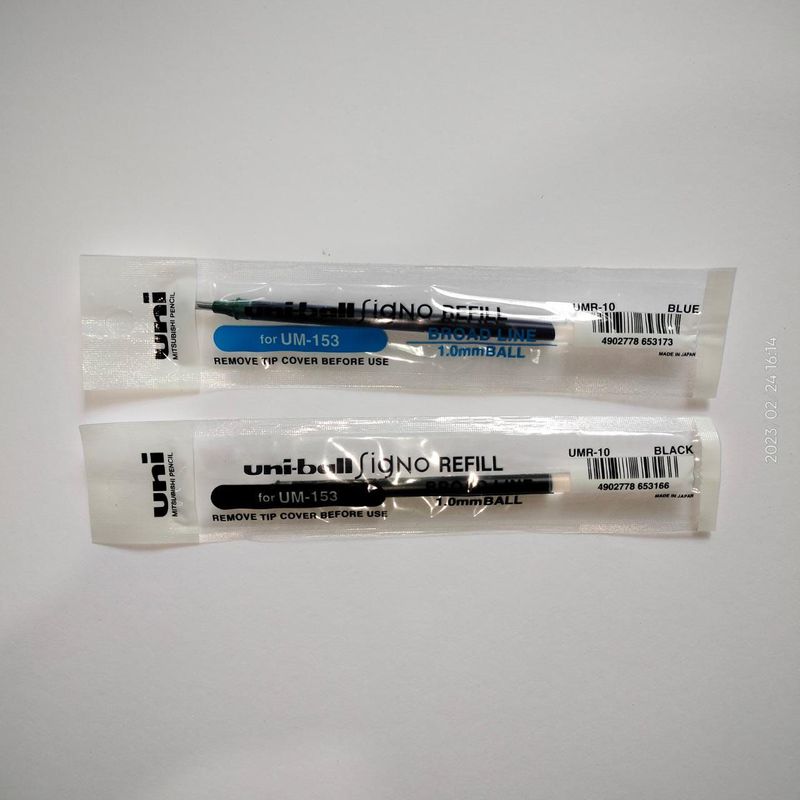 Refill SIGNO Uni-Ball Pulpen - Biru