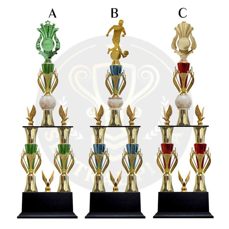 Piala Trophy Logam ukuran 80cm