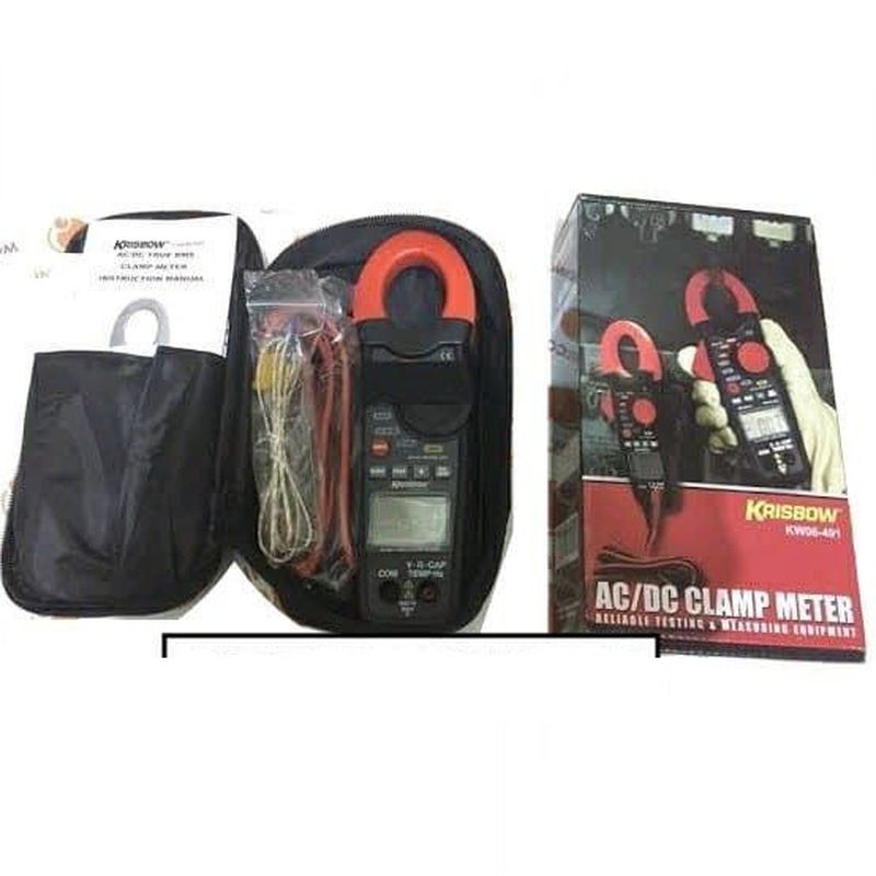 Ampere Meter TANG AMPERE AC DC 1000A TRUE RMS CLAMP METER 1000 AMPER KRISBOW