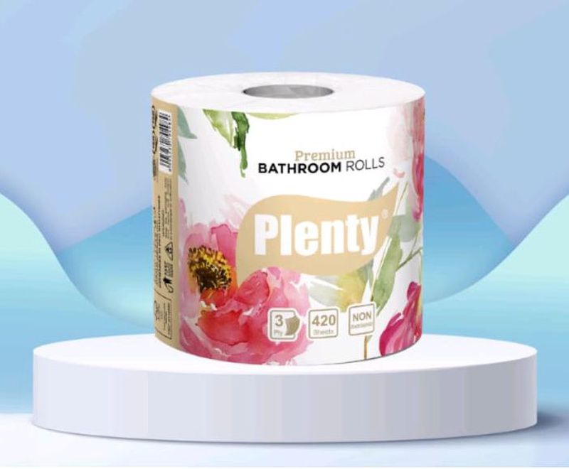 Plenty Bathroom Tissue Premium Roll Single Pack - 3 Ply