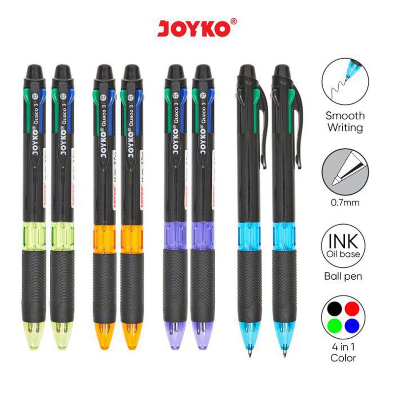 BALLPOINT JOYKO QUACO 3 BP-288 4 WARNA