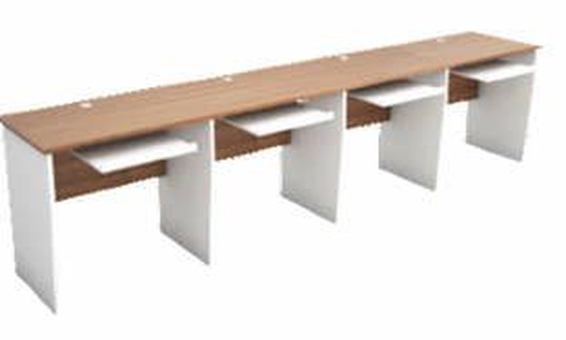 Meja Komputer 4 Person - Sesuai Request