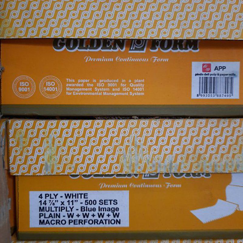 CONTINUOUS FORM 4 PLY